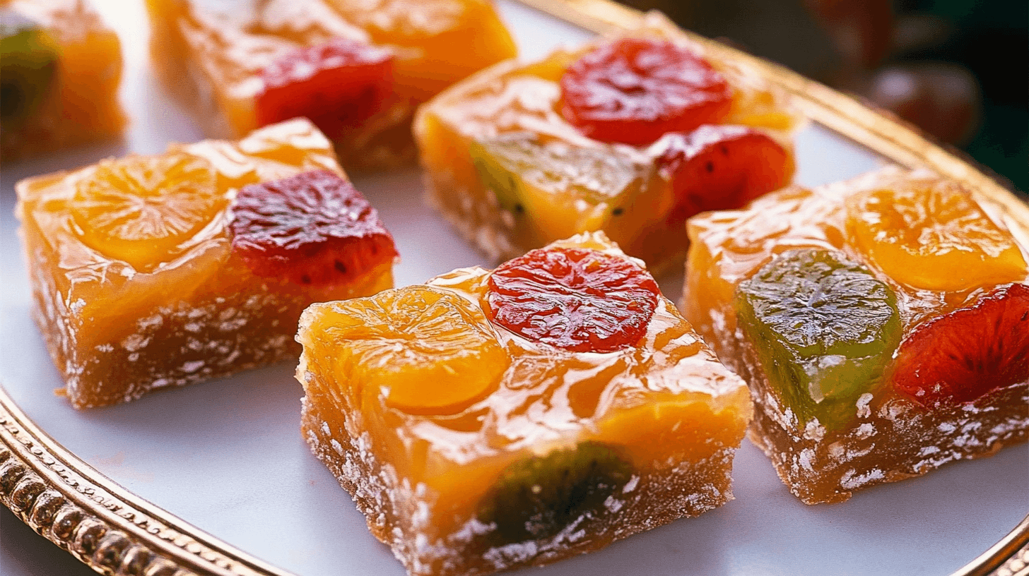 Special Candied Fruit Bars Recipe: a Treasure! - Recipes Aroma